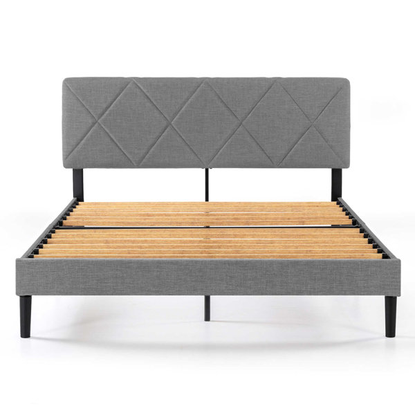 Latitude Run® Roheel Upholstered Platform Bed with Diamond Channel ...