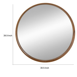Latitude Run® Wayne Wood Accent Mirror | Wayfair
