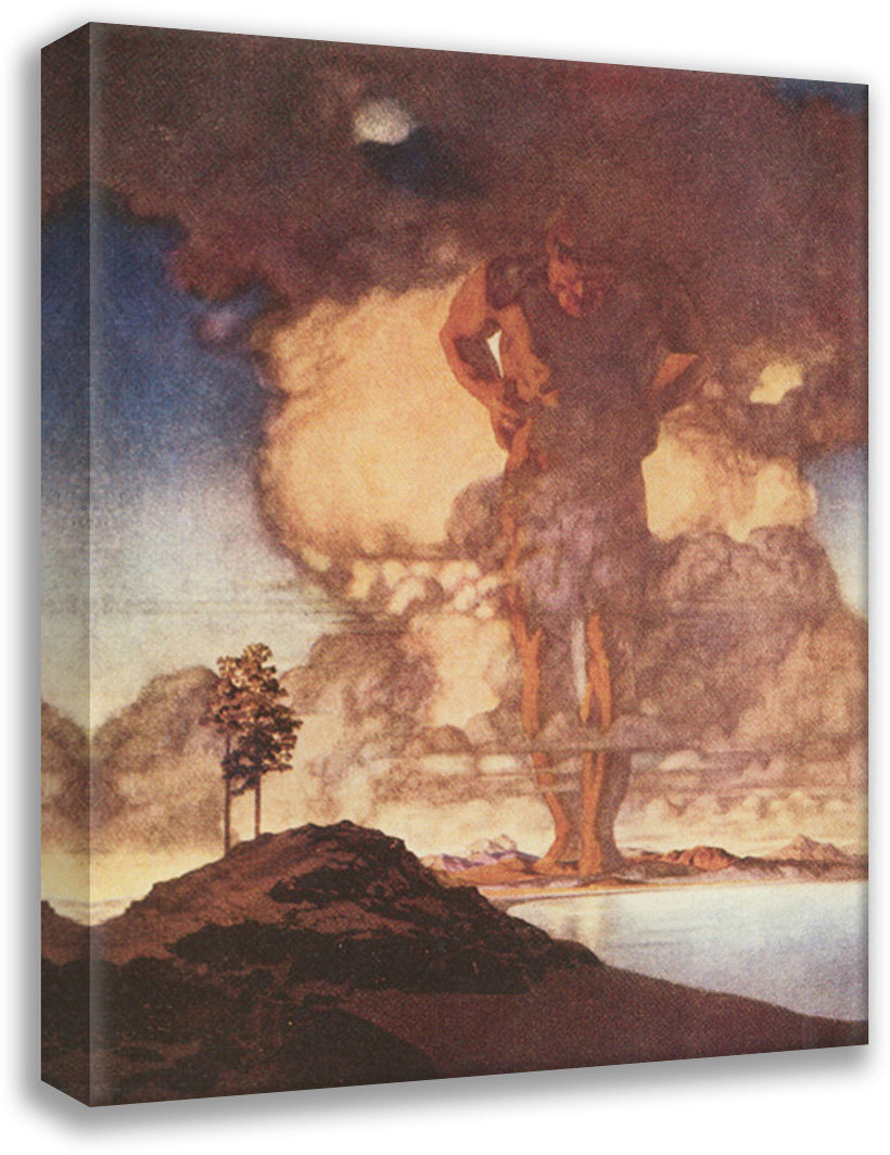 Lark Manor™ Atlas by Maxfield Parrish Gallery Wrapped Canvas | Wayfair