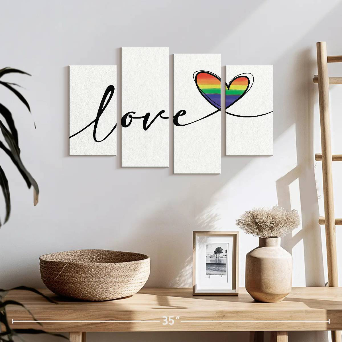 Trinx Kema Heart Love Wall Sign | Wayfair