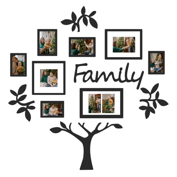 Red Barrel Studio® Guruvansh Family Picture Frame, Collage Wall Frame ...