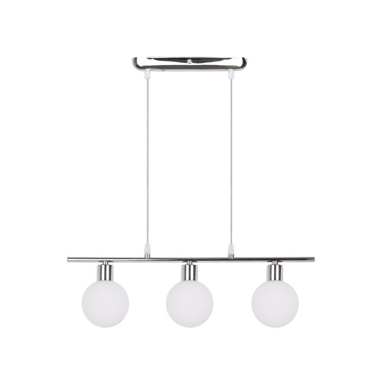 17 Stories Jamelyn 3 - Light White Kitchen Island Pendant | Wayfair.co.uk