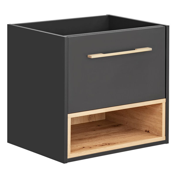 Ebern Designs Flavious 60Cm Wall Mounted Single Bathroom Vanity Base ...