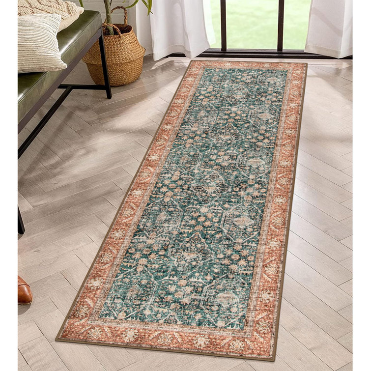 Bungalow Rose Govan Vintage Machine Washable Area Rugs & Reviews | Wayfair