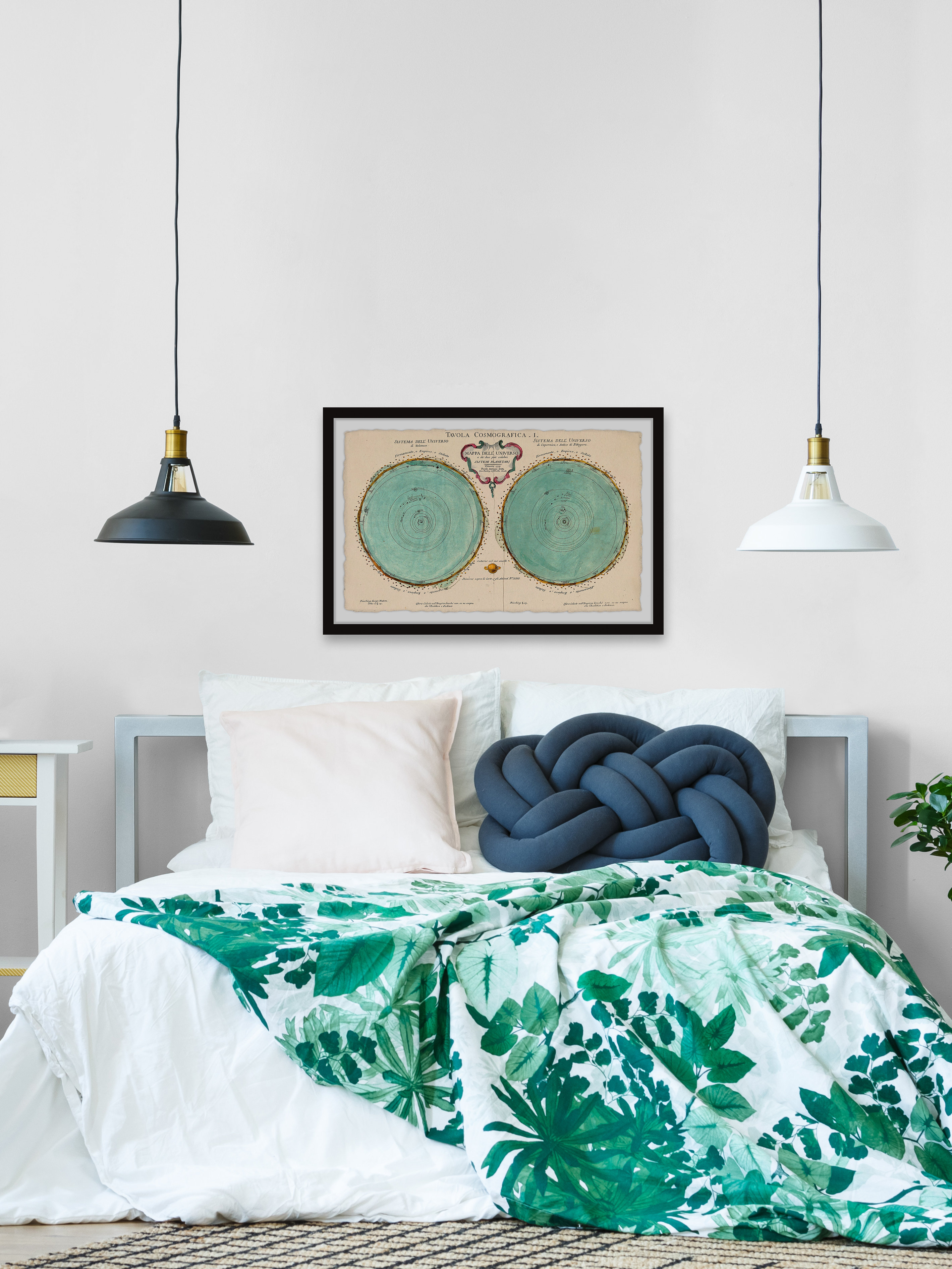 Happy Larry "Map Of The Universe" Framed Painting Print | Wayfair.ie