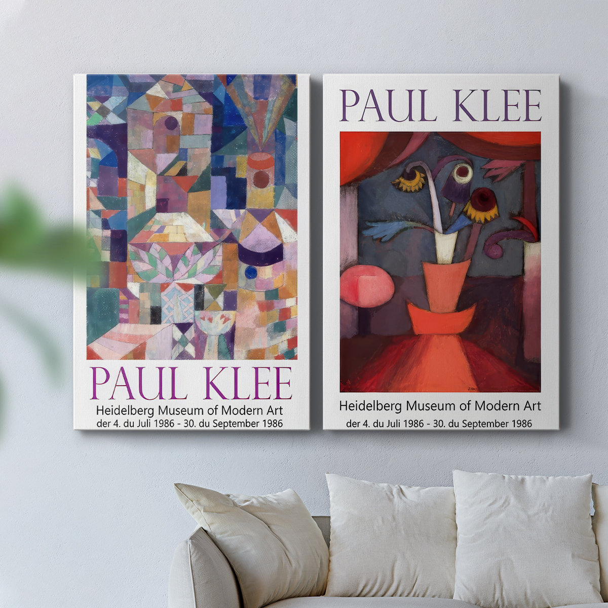 George Oliver Klee Posters I-Premium Gallery Wrapped Canvas -Ready to ...