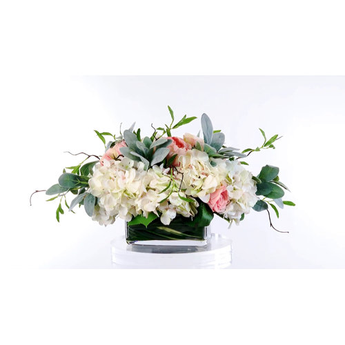 Creative Displays, Inc. Floral Arrangement with Hydrangeas, Roses and ...