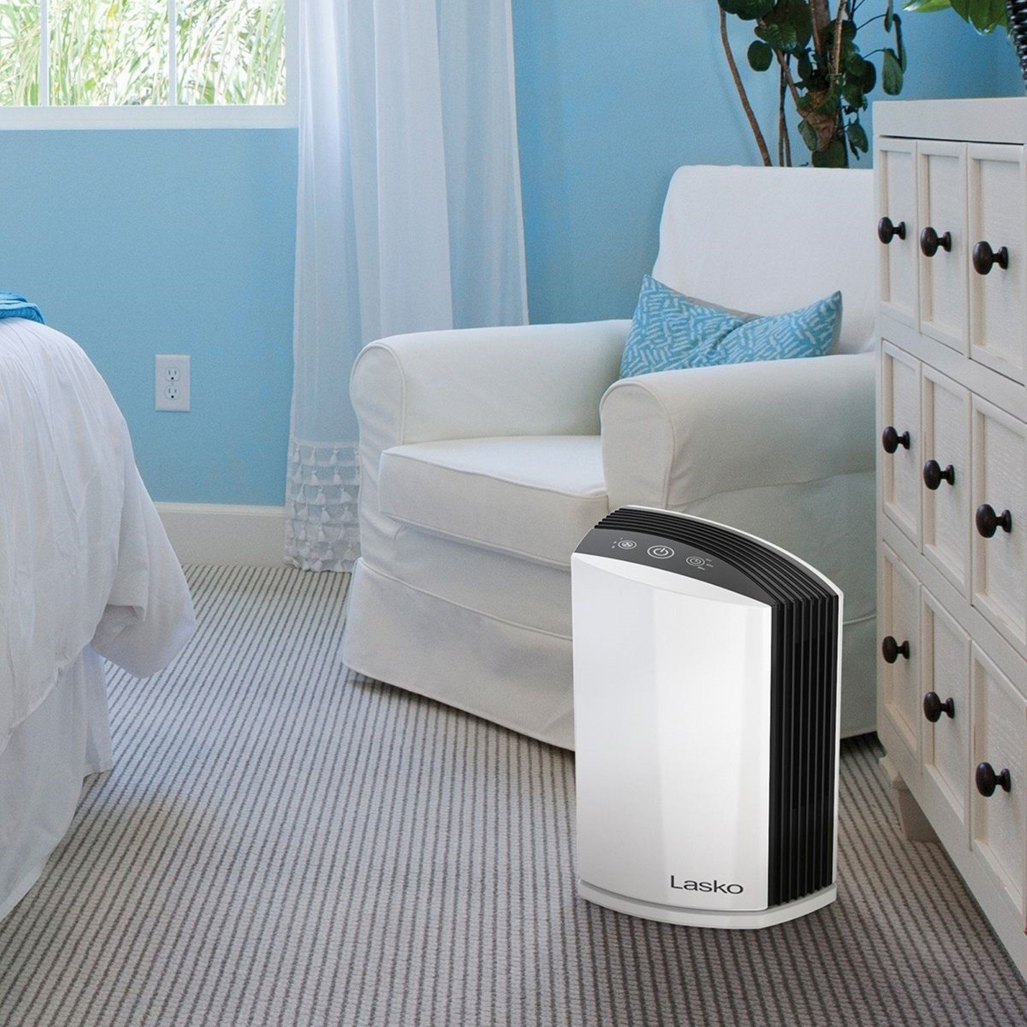 Lasko Tabletop Air Purifier with True HEPA Filter & Reviews | Wayfair