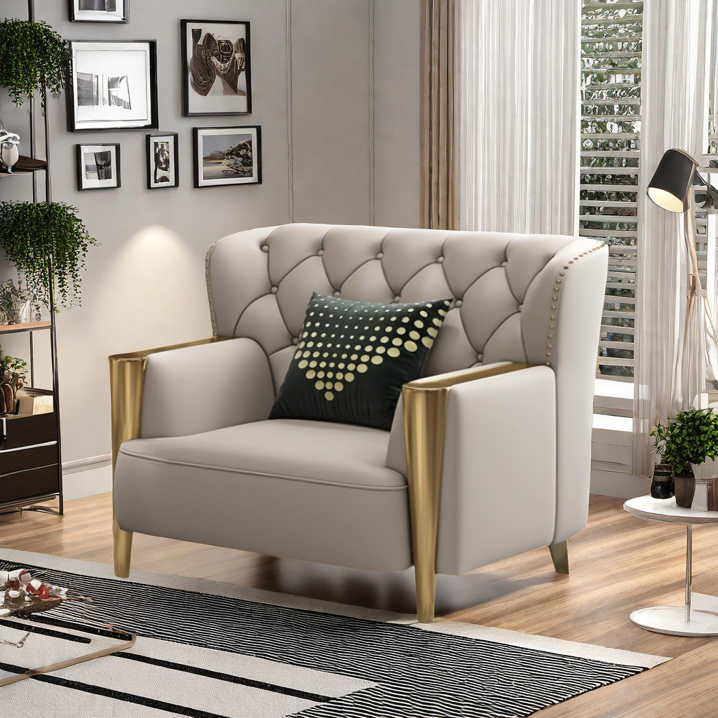 Danbenla design French Light Luxury Simple Single Chair | Wayfair