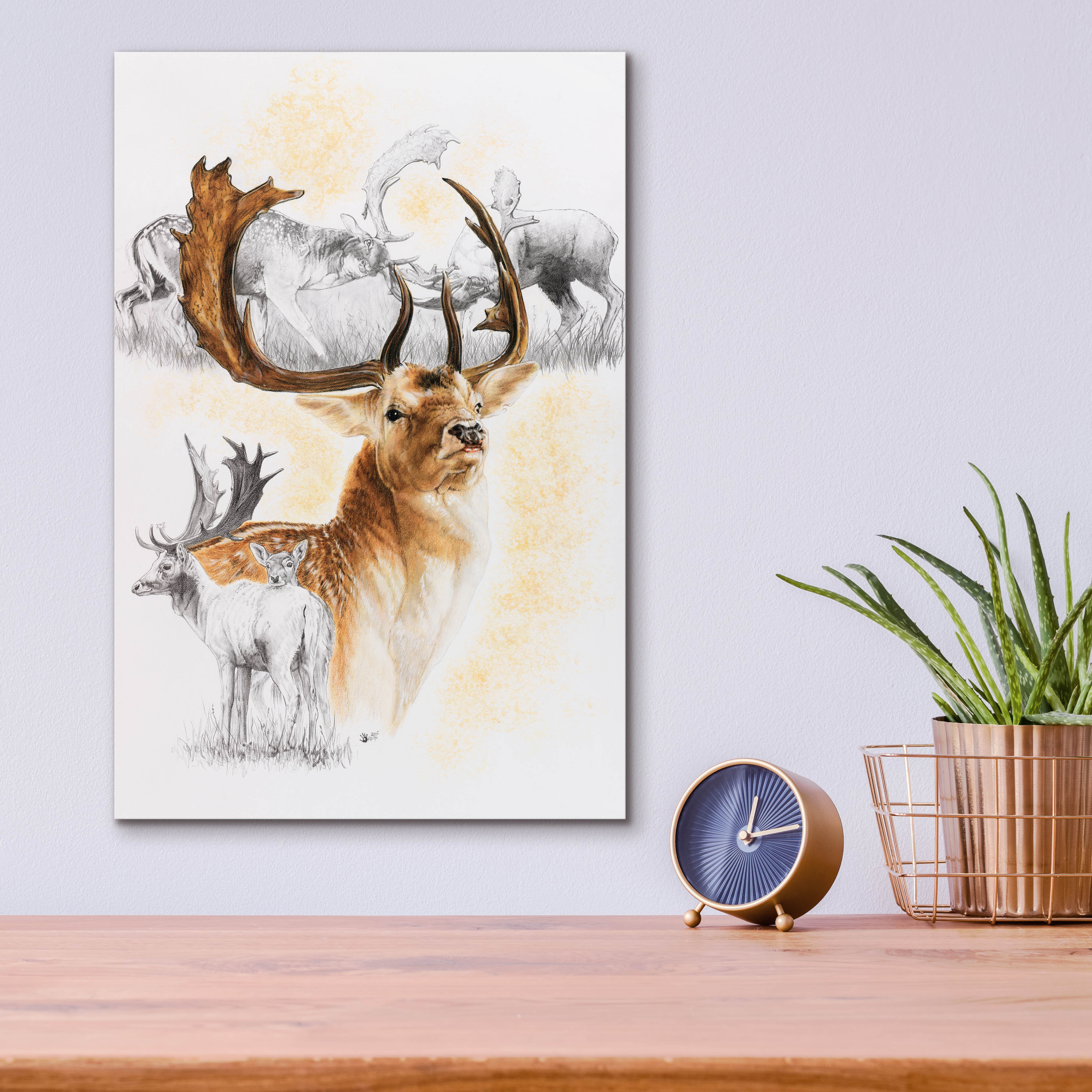 Millwood Pines ''Fallow Deer'' By Barbara Keith - Wayfair Canada