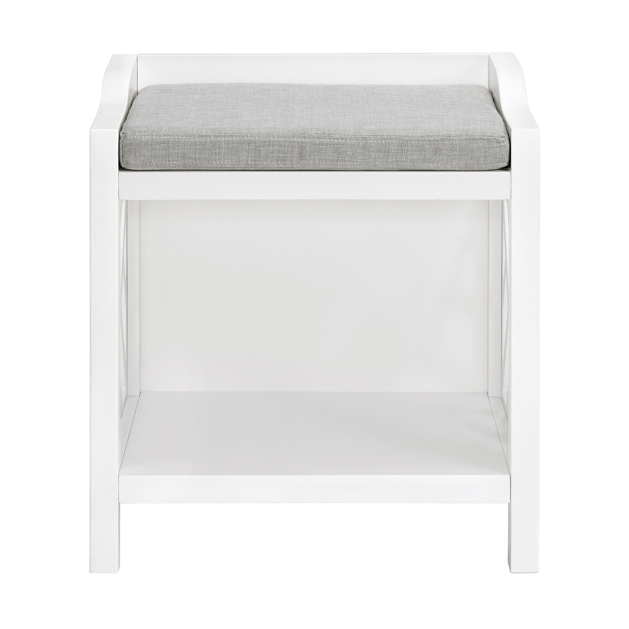 Red Barrel Studio Upholstered Shelves Storage Bench - Wayfair Canada