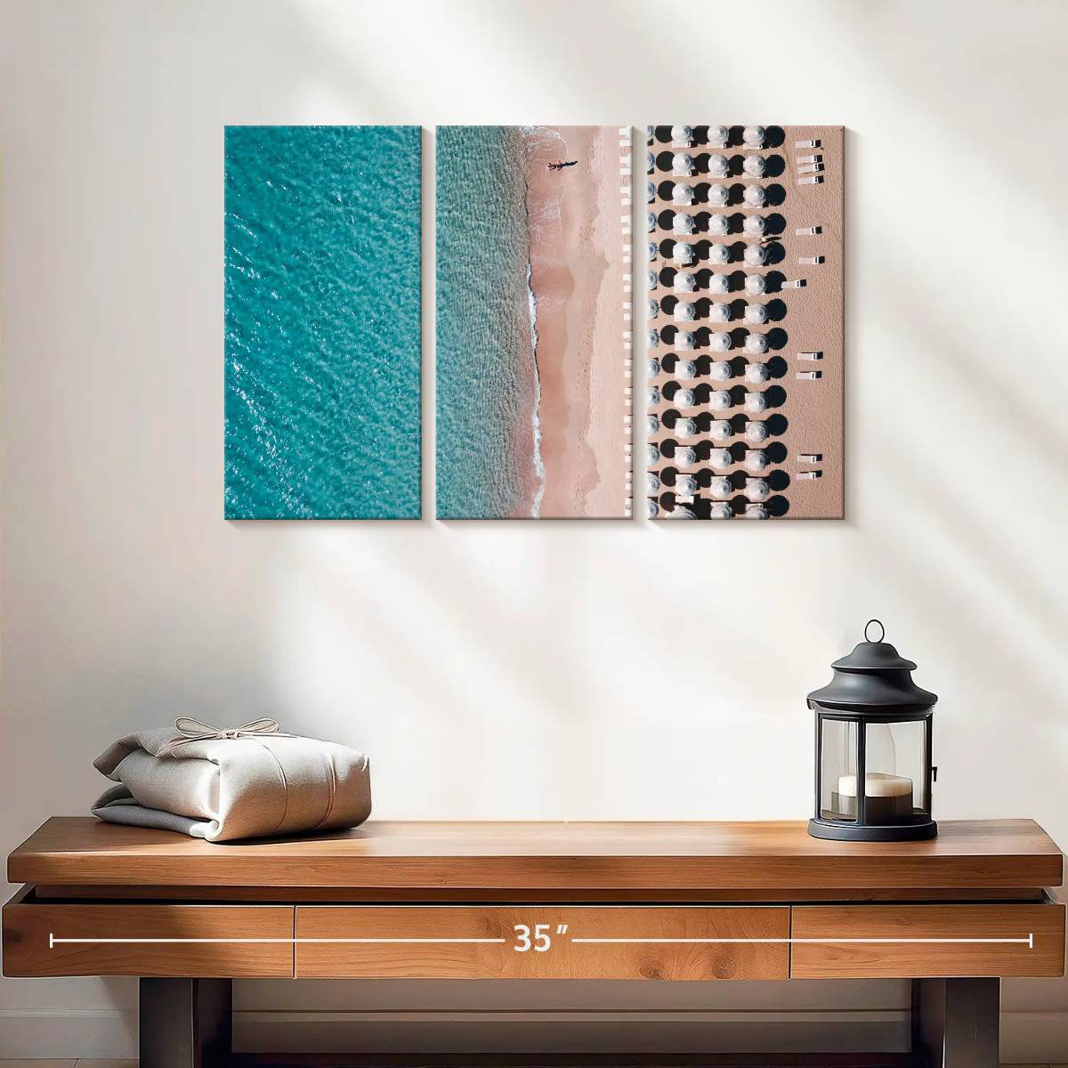 Beachcrest Home™ Gillard Sardinia White Umbrellas | Wayfair