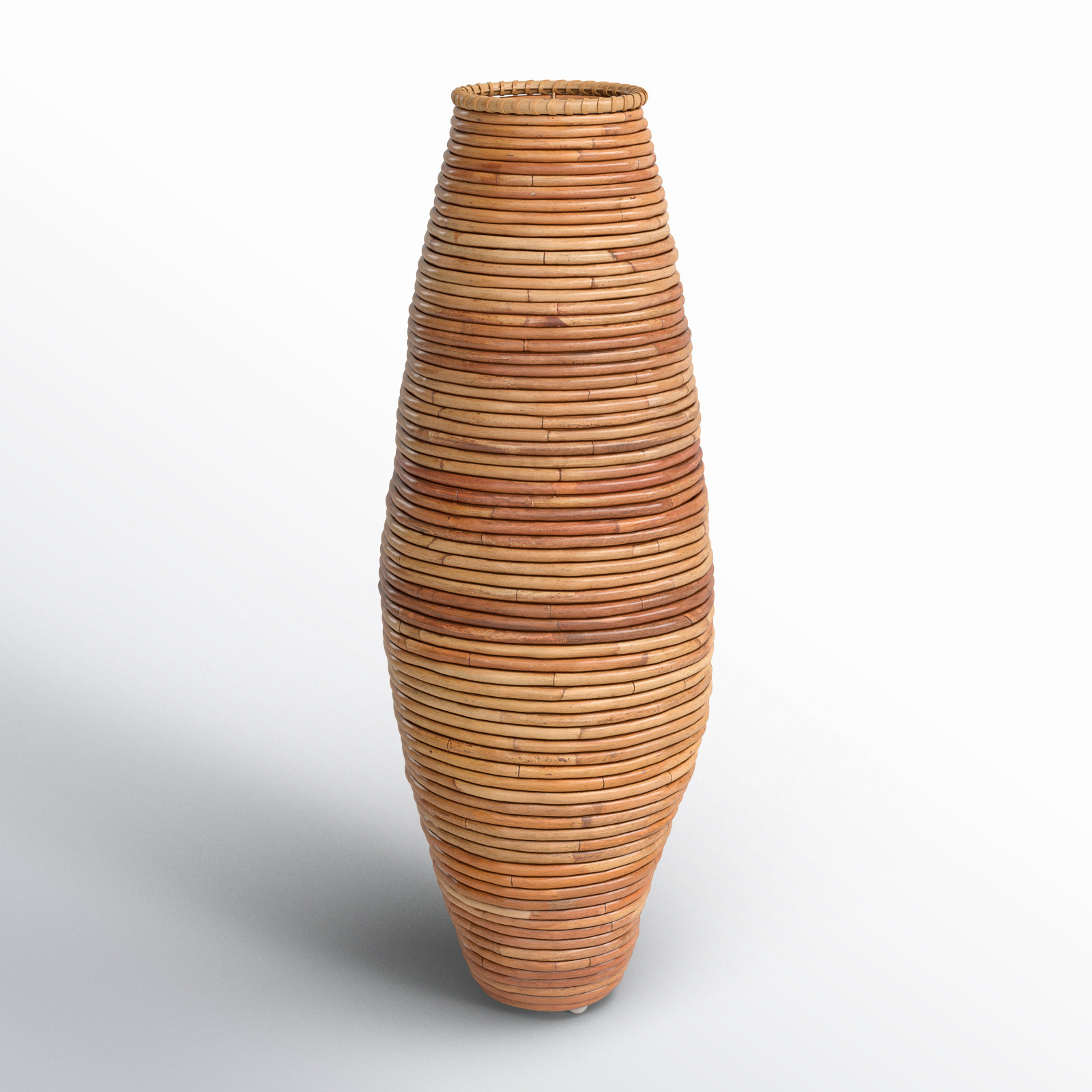 Joss & Main Rika Handmade Rattan Floor Vase & Reviews | Joss & Main