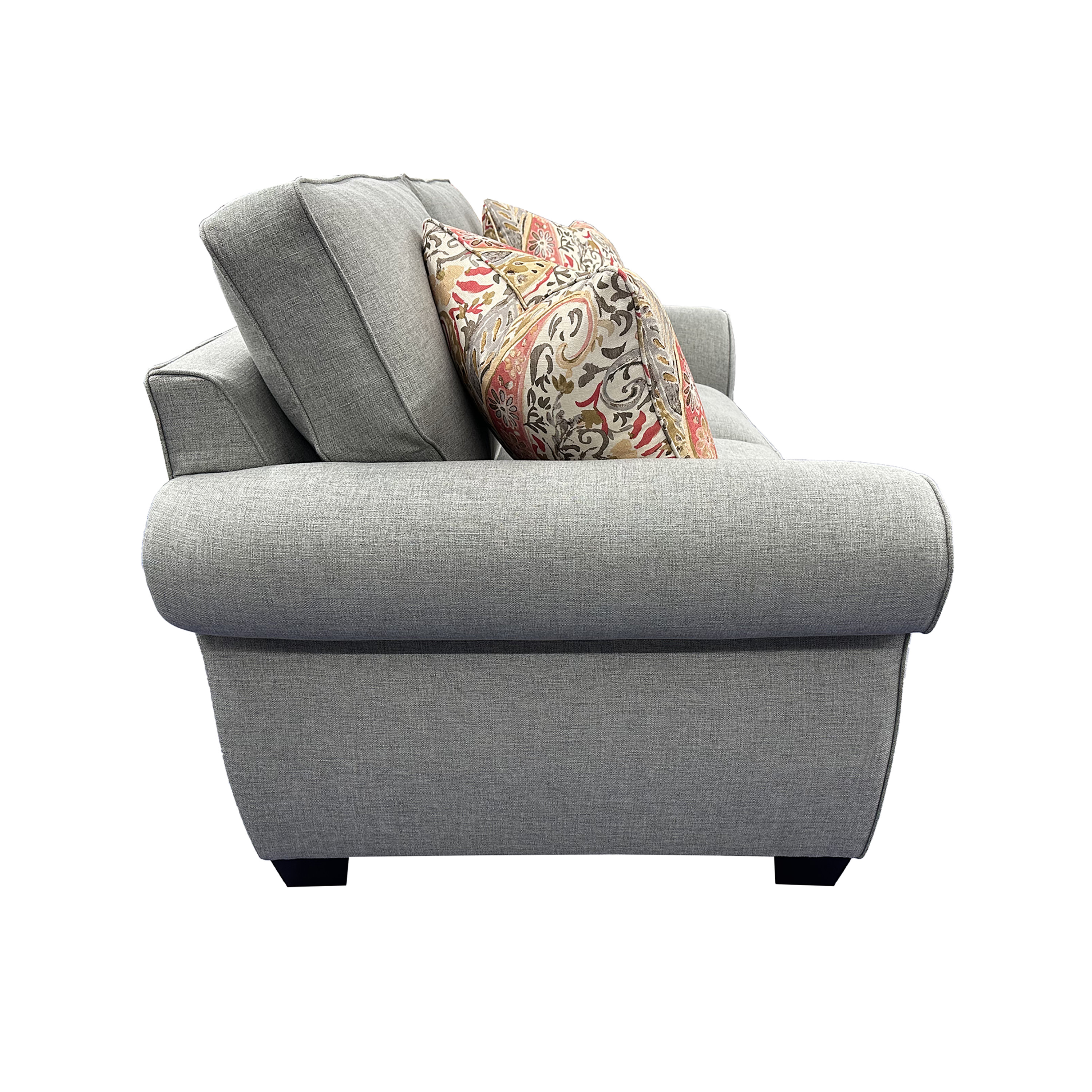 Porter Designs Oasis Transitional Loveseat, Gray | Wayfair