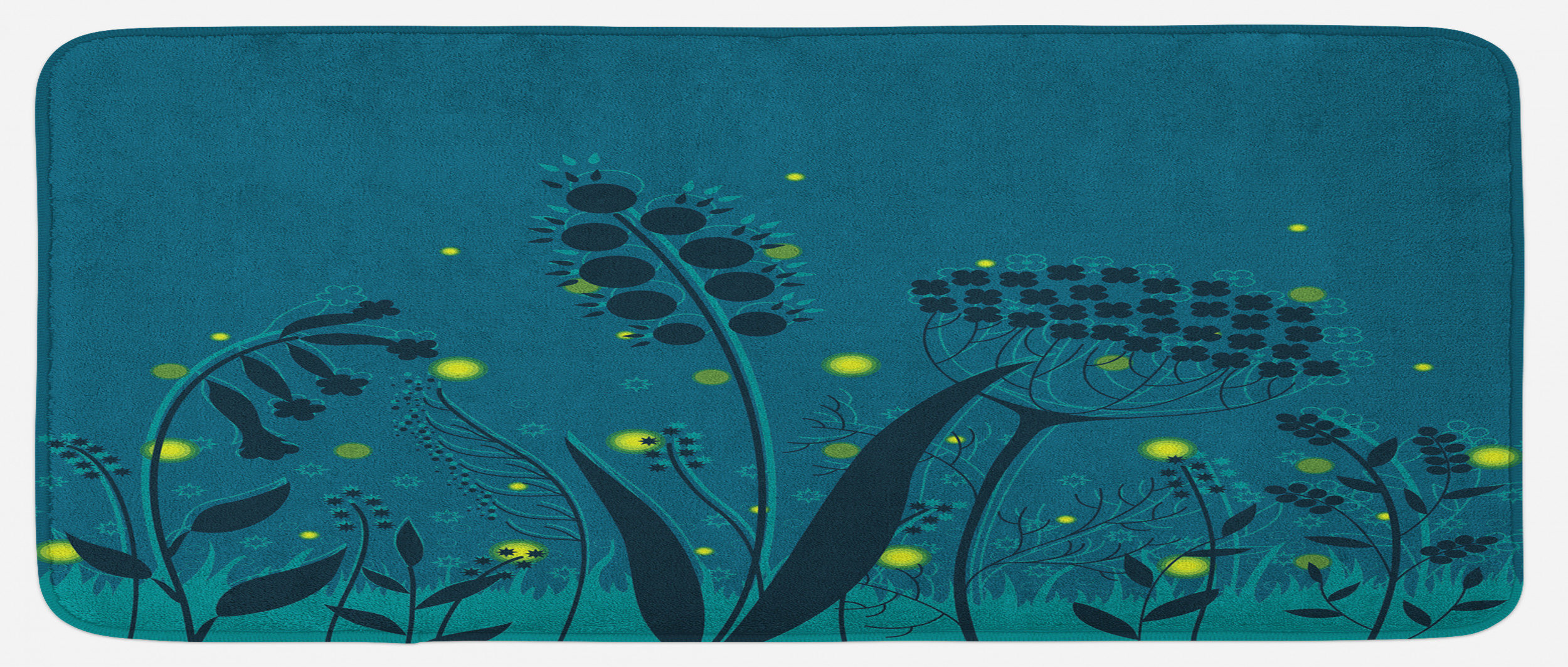 East Urban Home Firefly Kitchen Mat | Wayfair