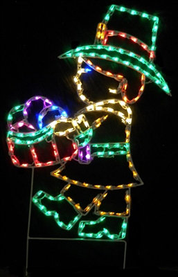 Lori's Lighted D'Lites Pilgrim Boy Thanksgiving Holiday Lights | Wayfair