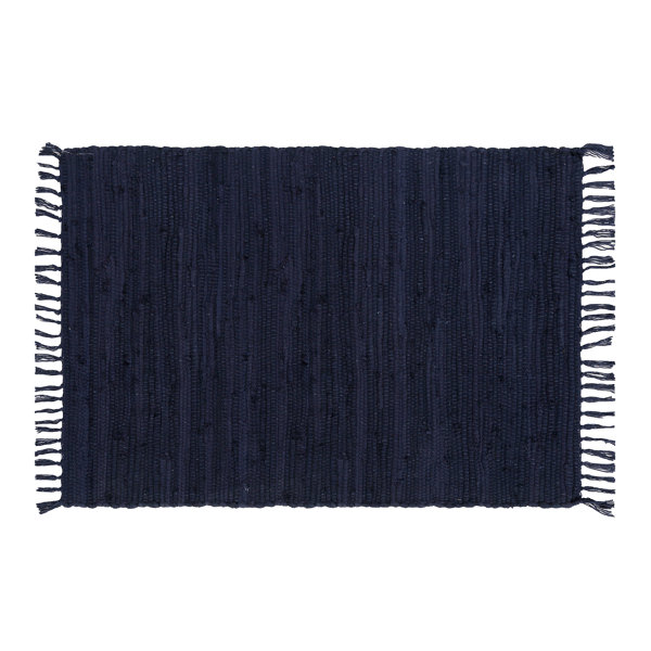 Dakota Fields Handmade Multicolor Cotton Rag Rug 24X36" - Washable ...