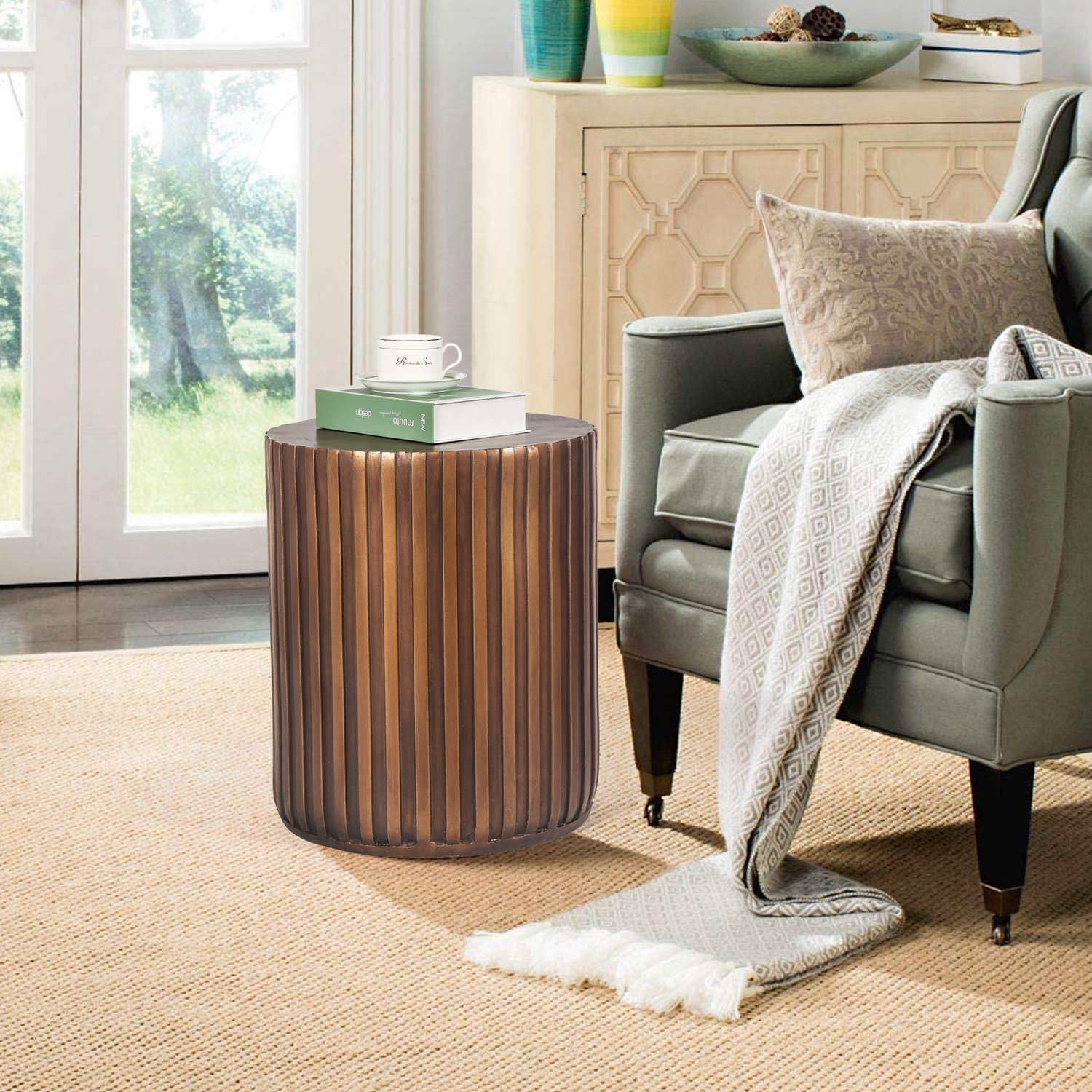 17 Stories Olly Stone Side Table & Reviews - Wayfair Canada