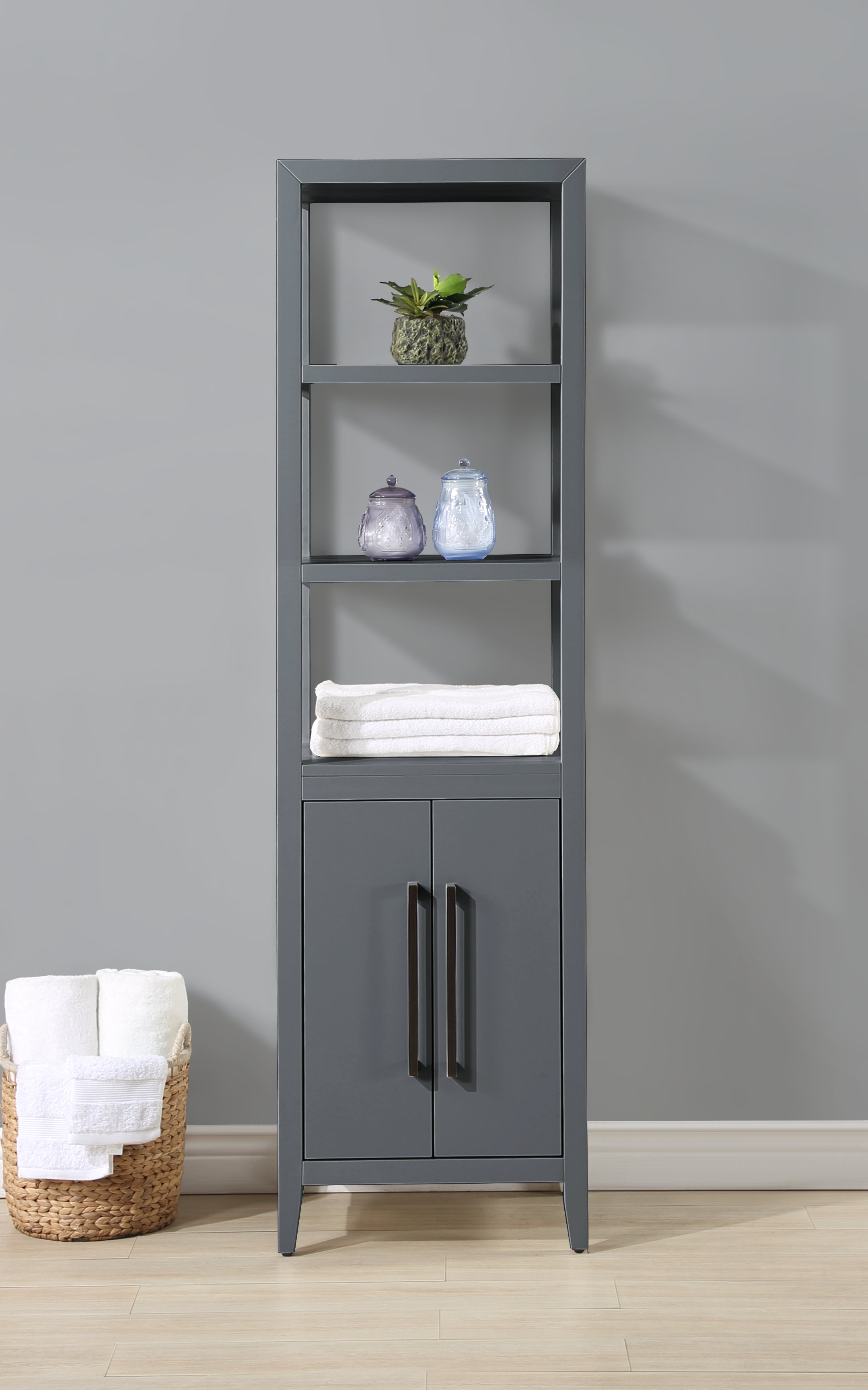 Mercury Row Alsup 72" H Linen Cabinet & Reviews | Wayfair
