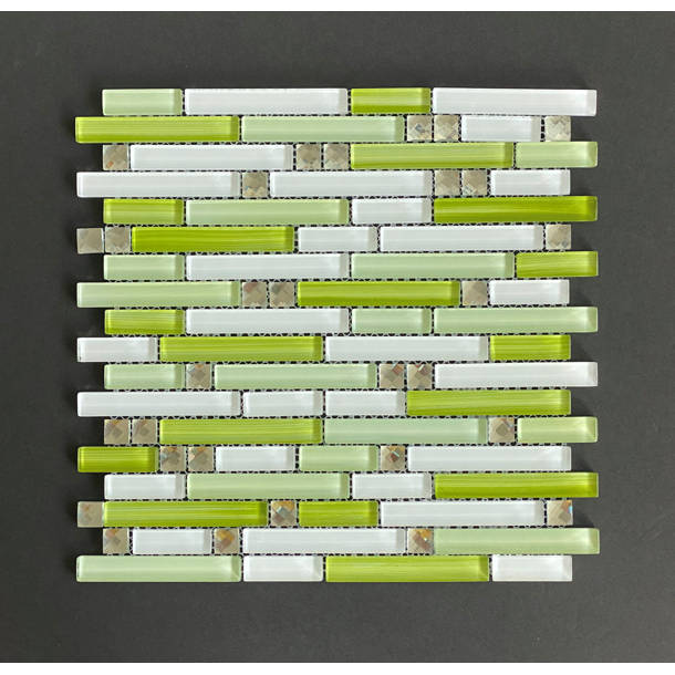 Supreme Tile Natural Glass Linear Mosaic Tile & Reviews | Wayfair
