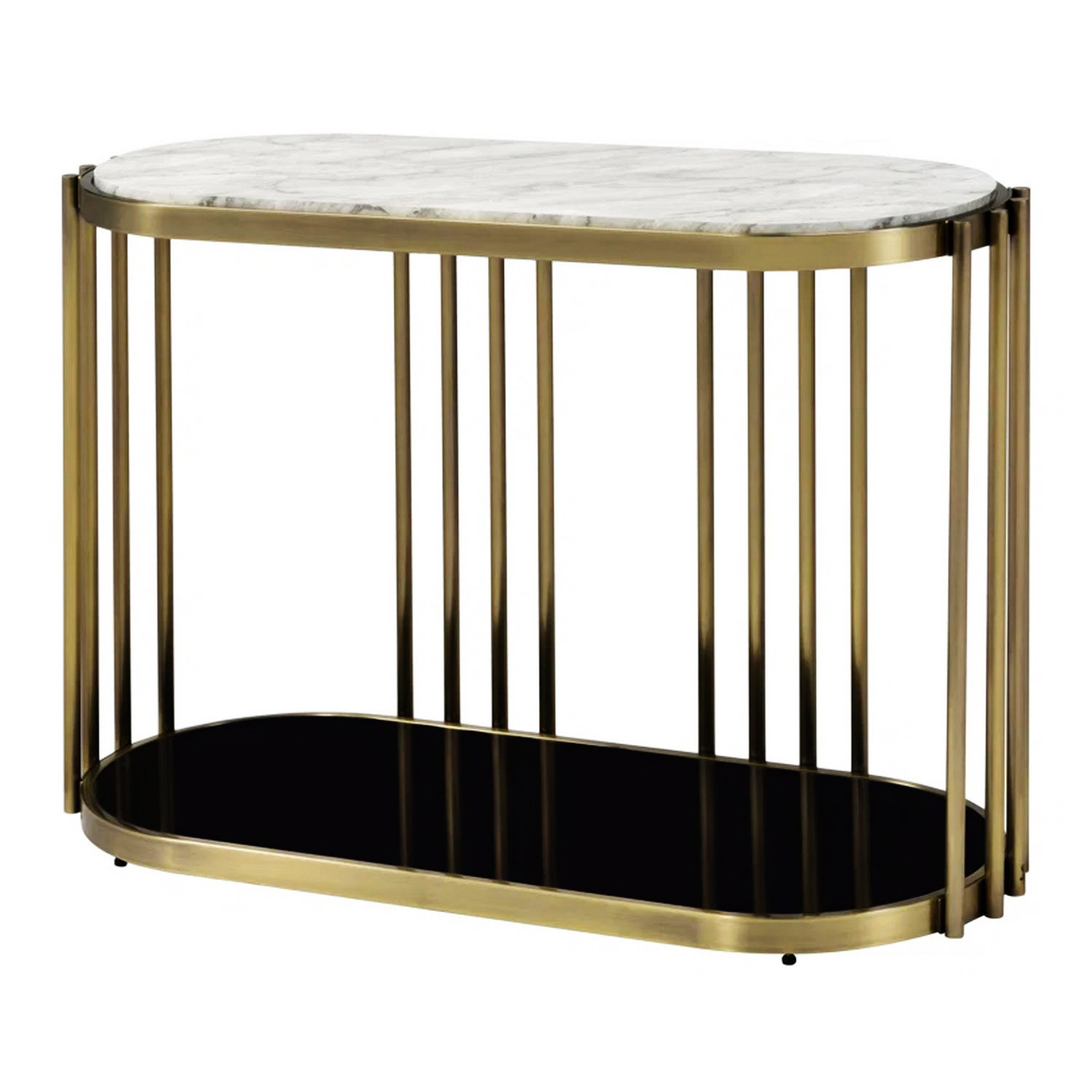 Audiohome Kein 42 Inch Oblong Sofa Console Table | Wayfair