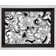 Bright Star Pasley Garden Silver On Silver - Single Picture Frame Art ...