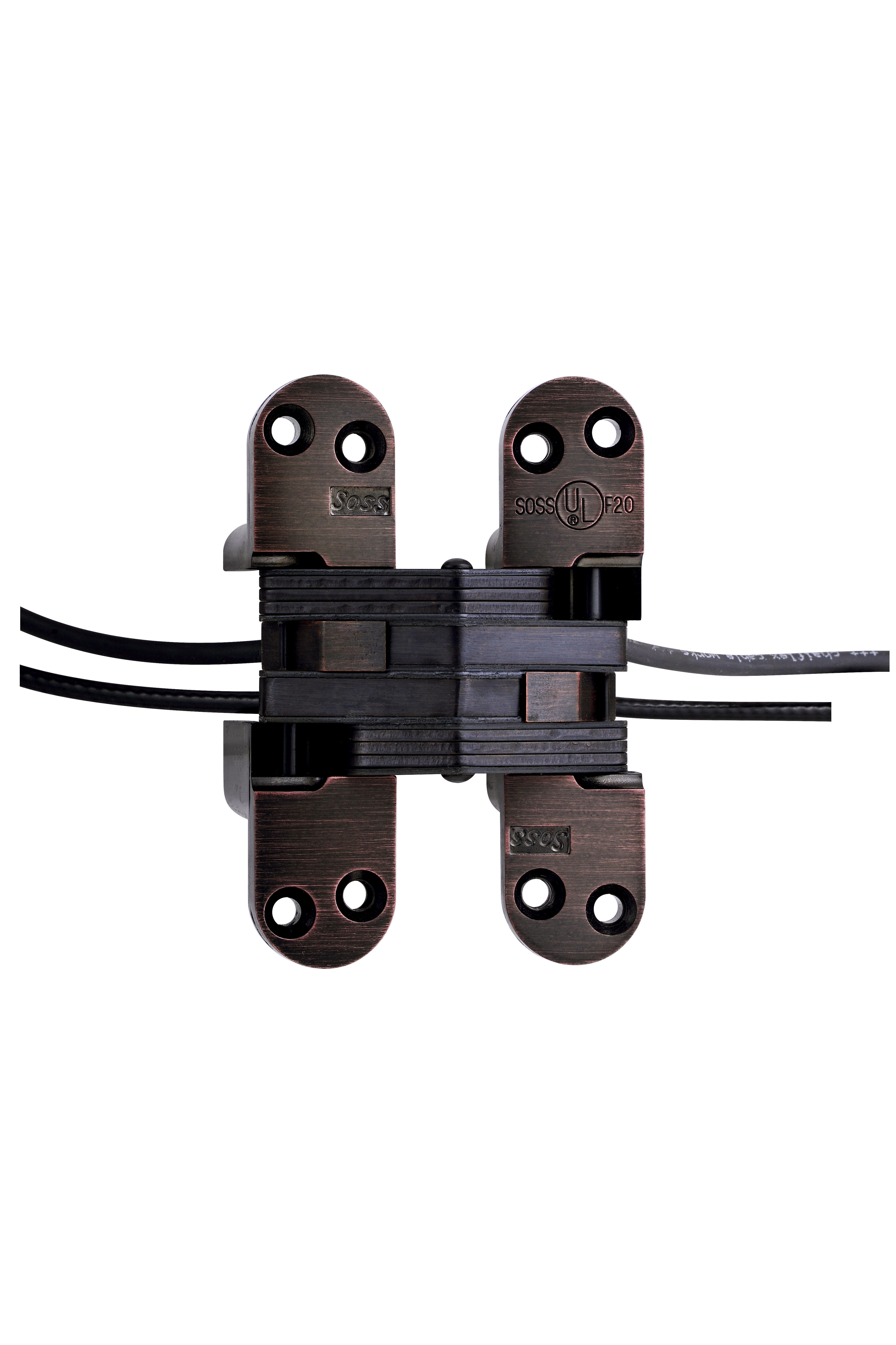 SOSS 4.63'' H x 1.13'' W Power Transfer Invisible/Concealed Single Door ...