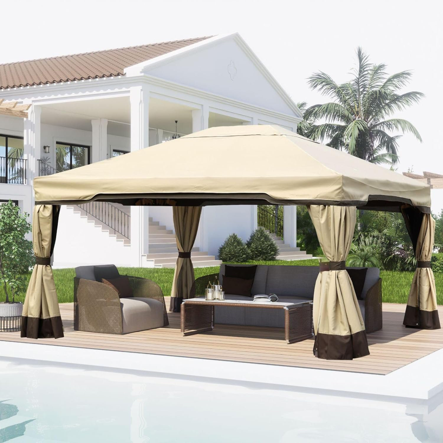 Aoodor Aluminum Gazebo Canopy & Reviews | Wayfair