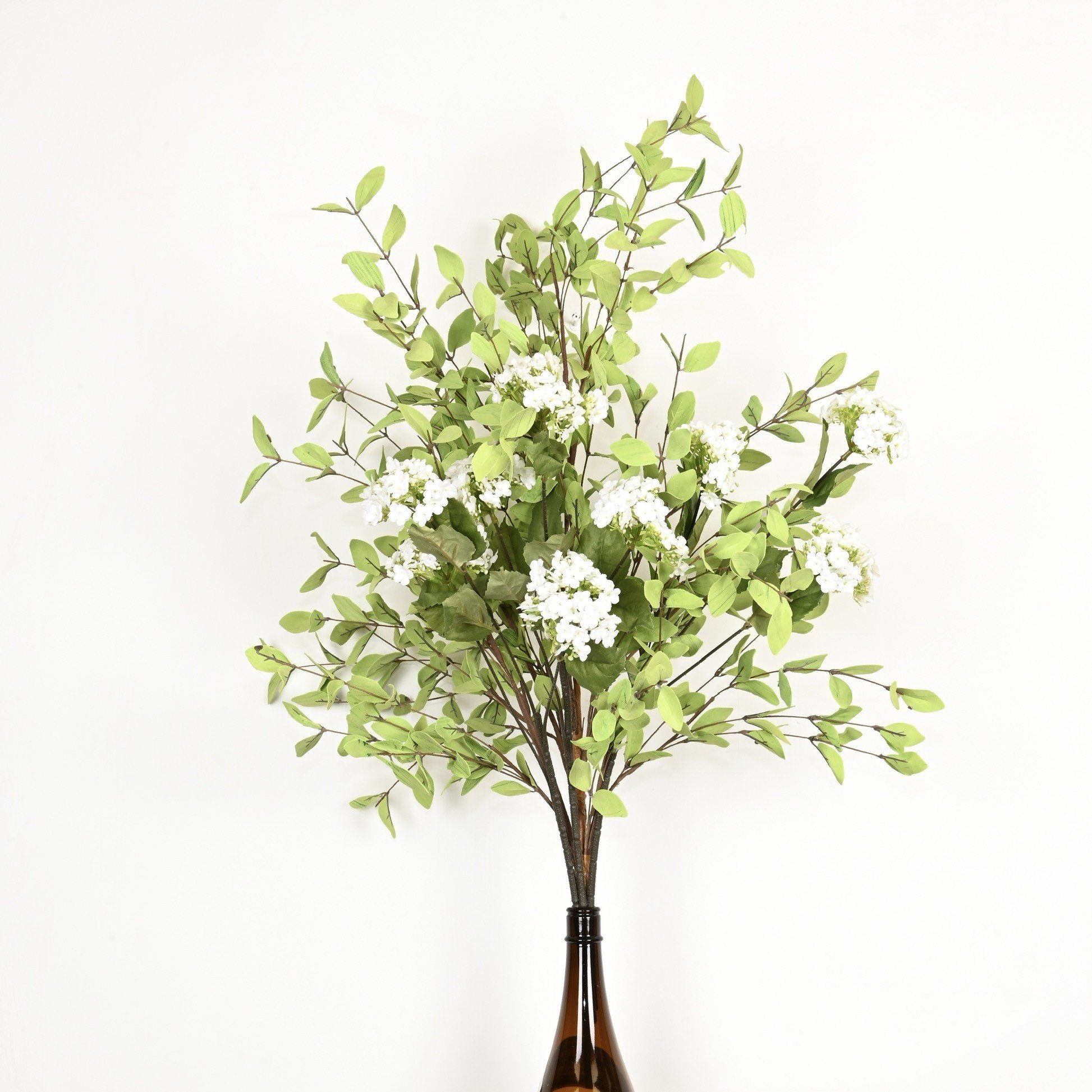 August Grove® 36" Artificial Eucalyptus Hydrangea Floral Arrangement ...