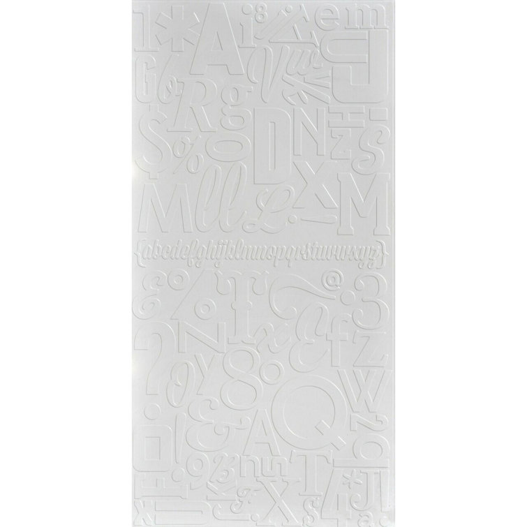 FromPlainToBeautifulInHours Alphabet MirroFlex 4ft. x 8ft. PVC Glue up ...