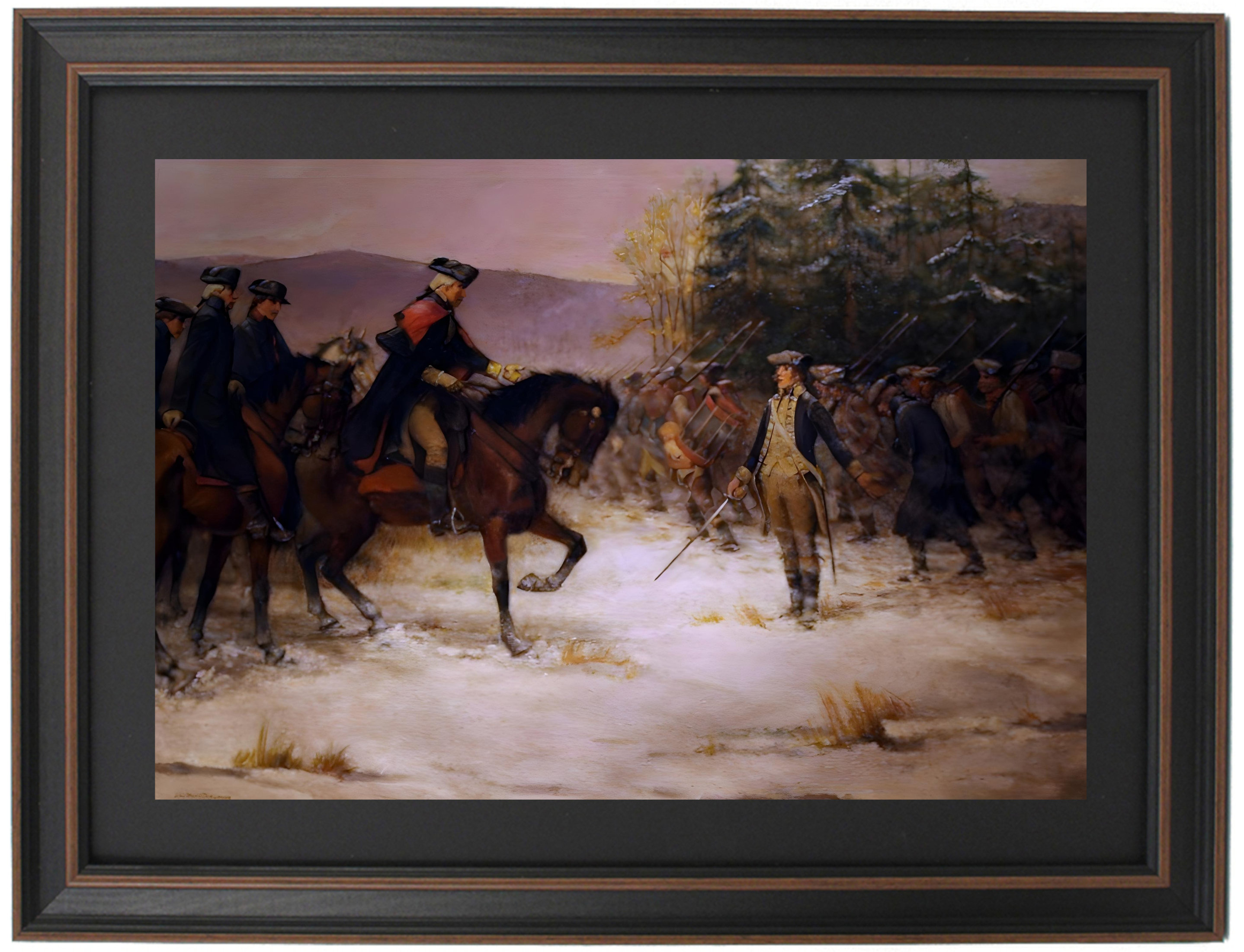 Alcott Hill® Washington Sees The Bloody Footprints In The Snow By John ...