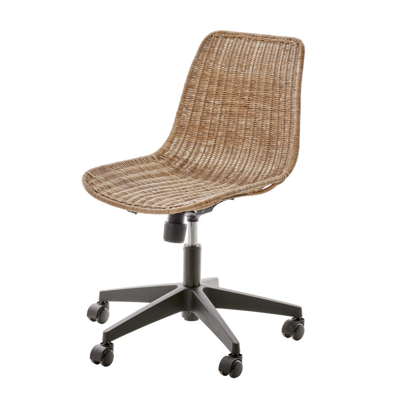 Bayou Breeze Ormond task chair, natural | Wayfair