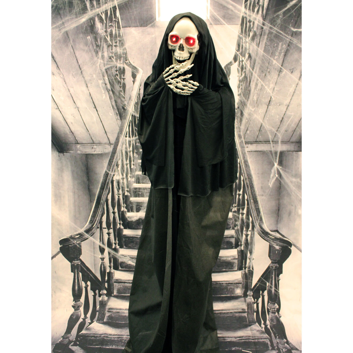 Haunted Hill Farm Life-Size Animatronic Reaper Figurine | Wayfair