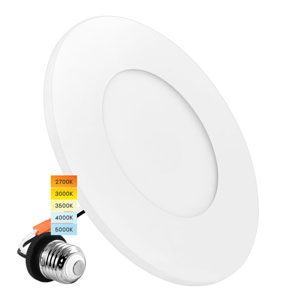Luxrite 4'' Dimmable LED Retrofit Recessed Lighting Kit | Wayfair