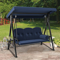 Three Person Porch Swings You'll Love | Wayfair