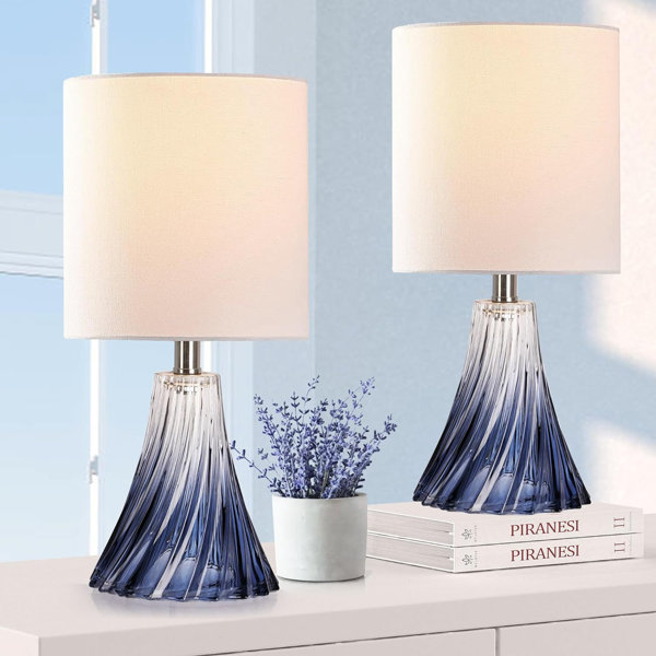 Ivy Bronx Jobani Small Crystal Table Lamps for Bedroom & Reviews | Wayfair