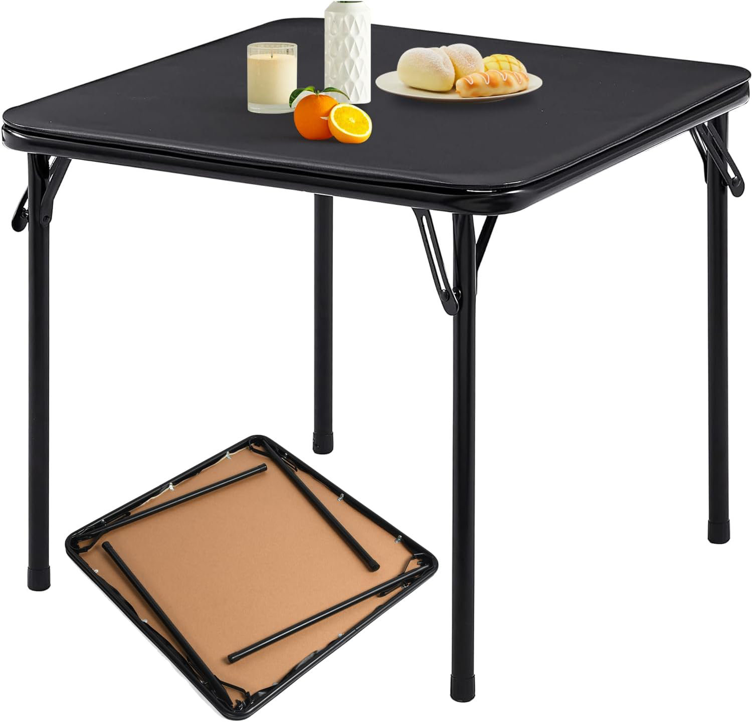 ENDROM 33.9-Inch Multi-Functional Card Tablesquare Folding Table | Wayfair