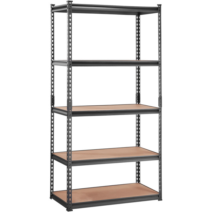 Rebrilliant Mariapaula Steel Height -Adjustable Shelving Unit & Reviews ...