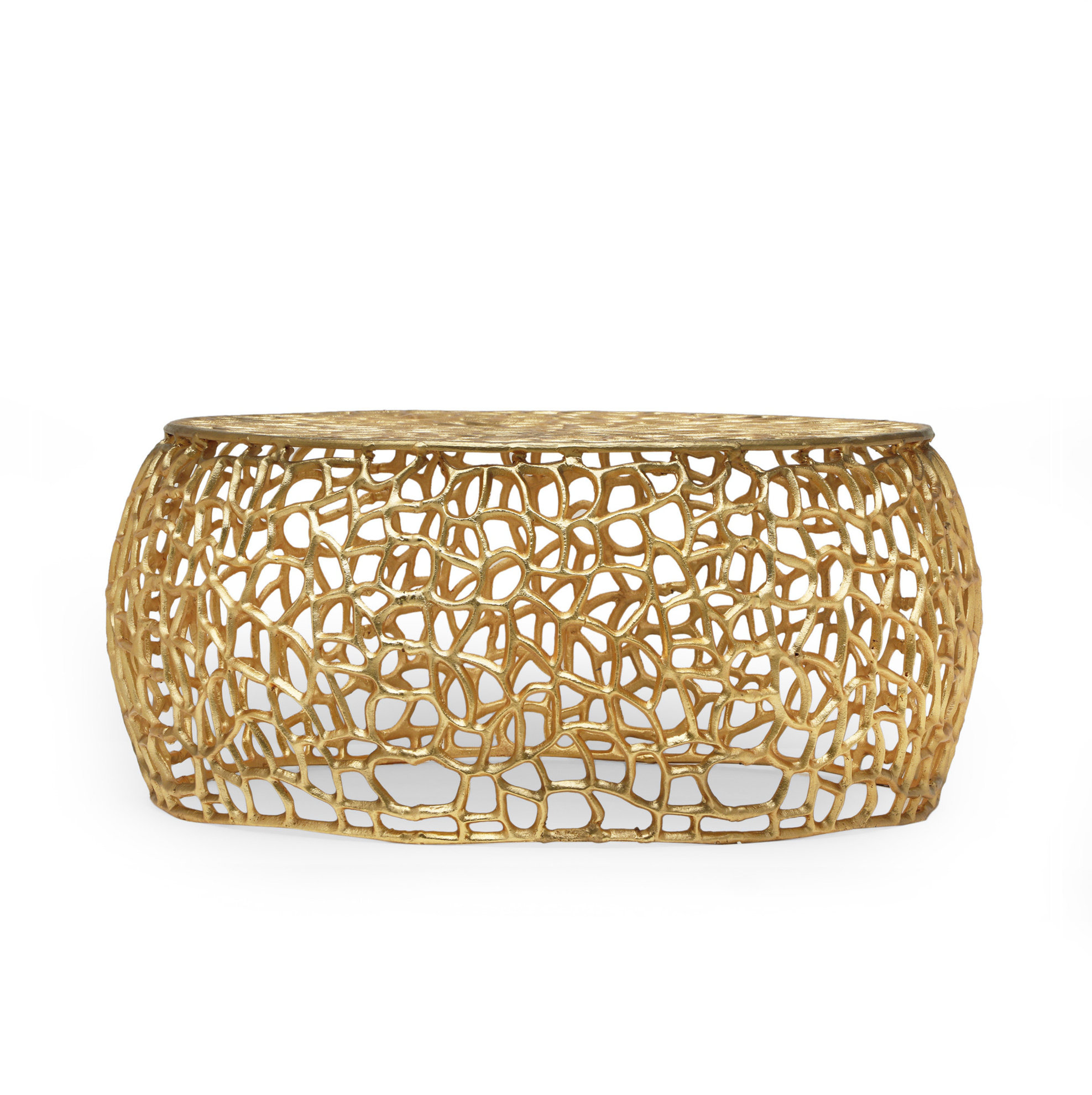 Mercer41 MESH COFFEE TABLE Modern Glam Handmade Design Unique Mesh ...