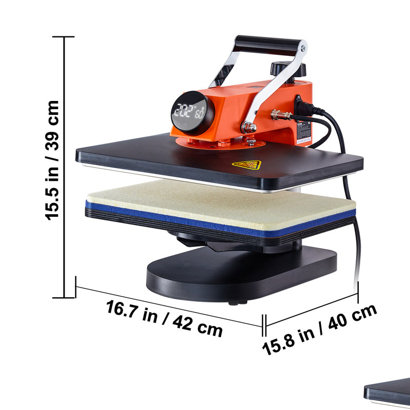 VEVOR Heat Press Machine, 6 in 1 Combo Digital Heat Transfer Machine ...