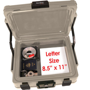 FireKing SureSeal 1/2 Hour Fireproof and Waterproof Safe Box with Key ...