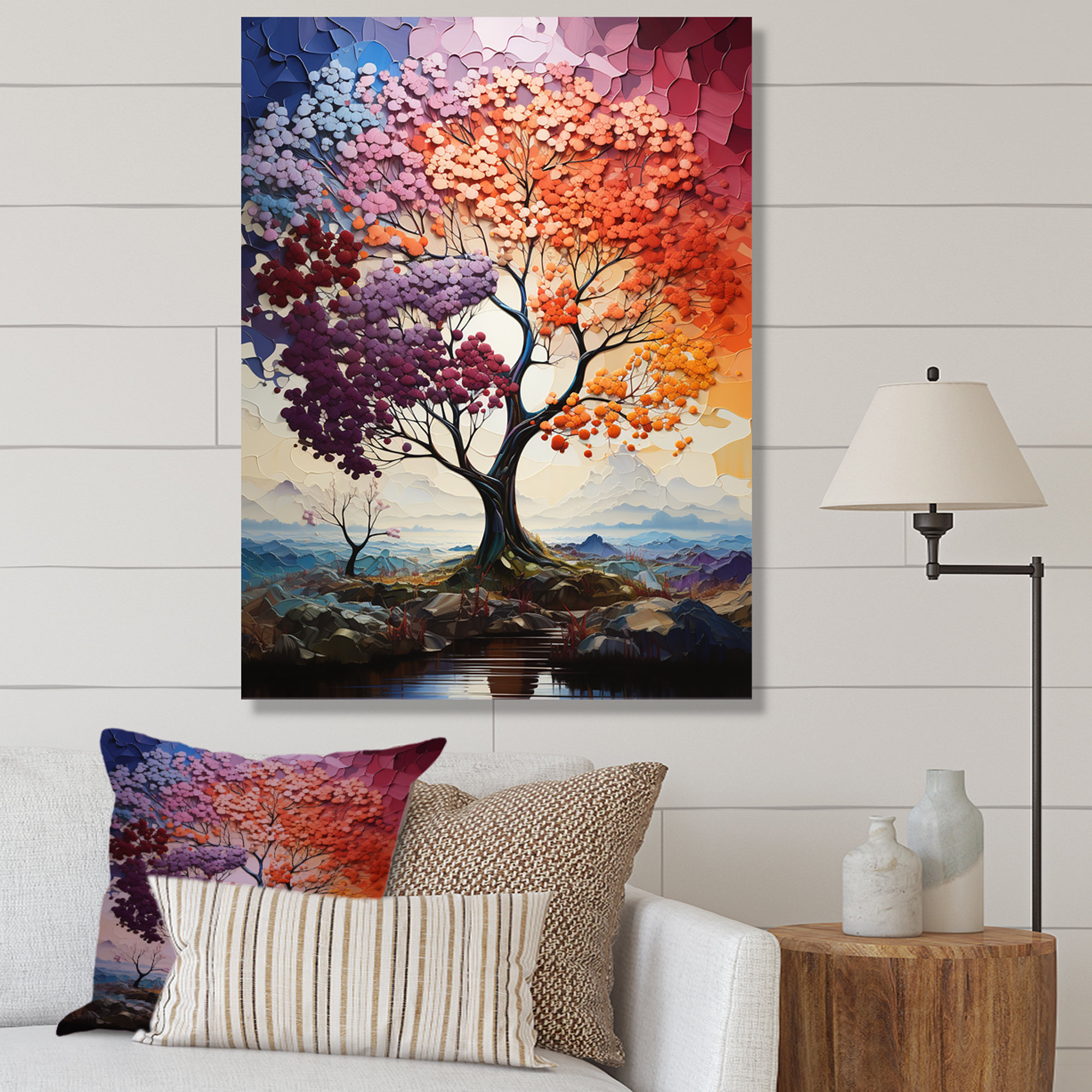 Winston Porter Bright Colours Maple Trees III - Tree Maple Wall Decor ...