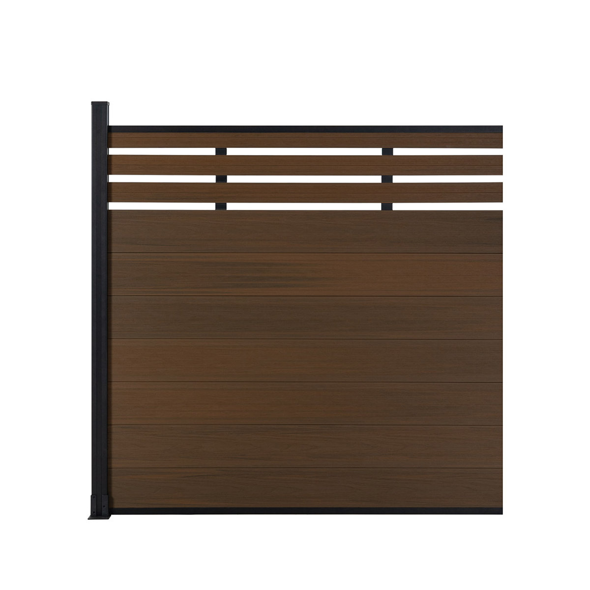 mondaria 6ft H Semi-Closed Composite Privacy Fence Panels With Post ...
