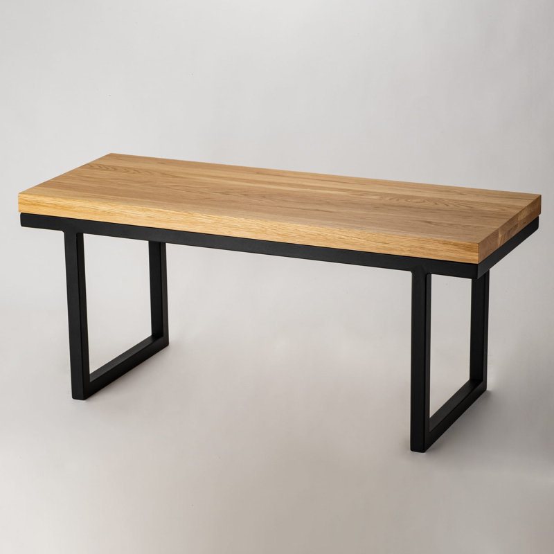 Williston Forge Bench Industrial Oak WOOD | Wayfair.co.uk