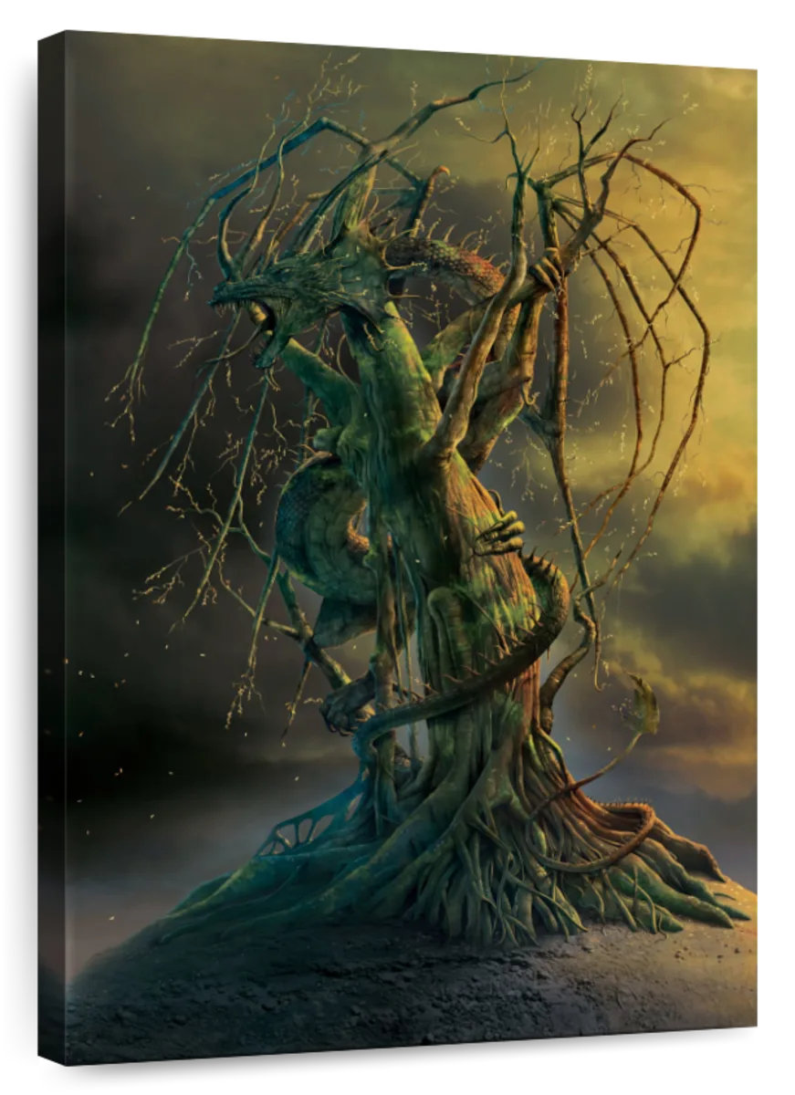 Ebern Designs Brampt Tree Dragon | Wayfair
