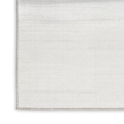 Gracie Oaks Ivanas Machine Washable Cotton Area Rug in Ivory & Reviews ...