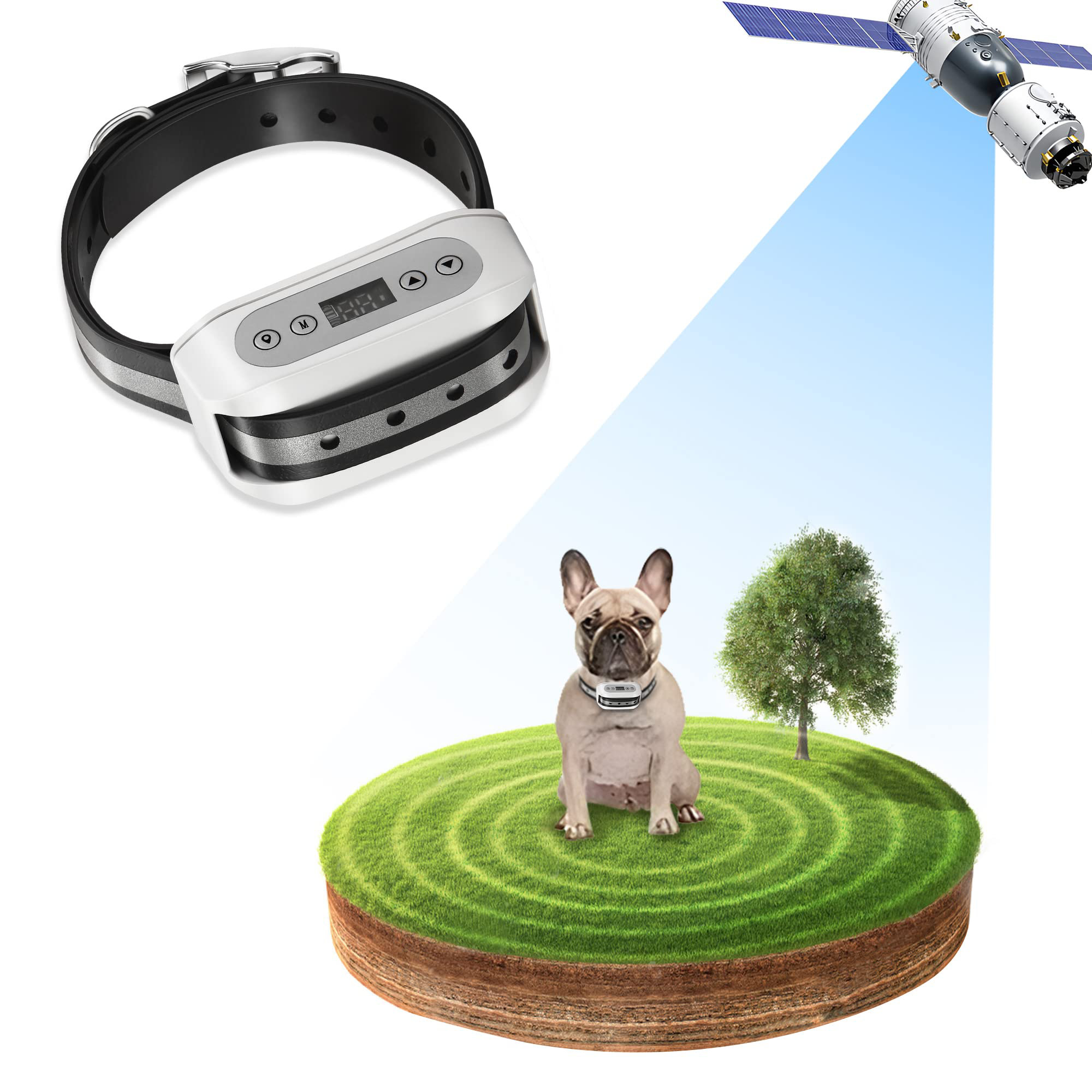 VIKICHER GPS Wireless Dog Fence System, Electric Satellite Technology ...