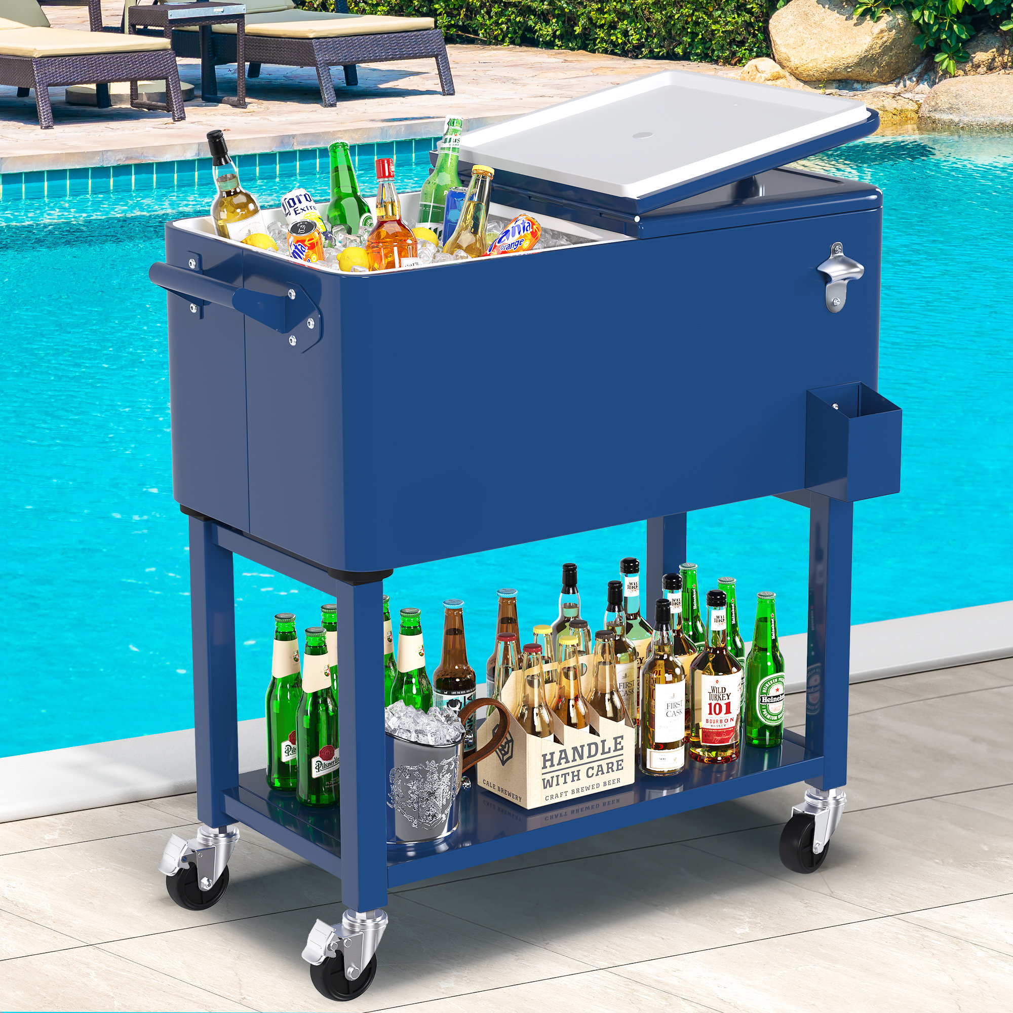 Balconera 80 Quart Rolling Cooler & Reviews - Wayfair Canada