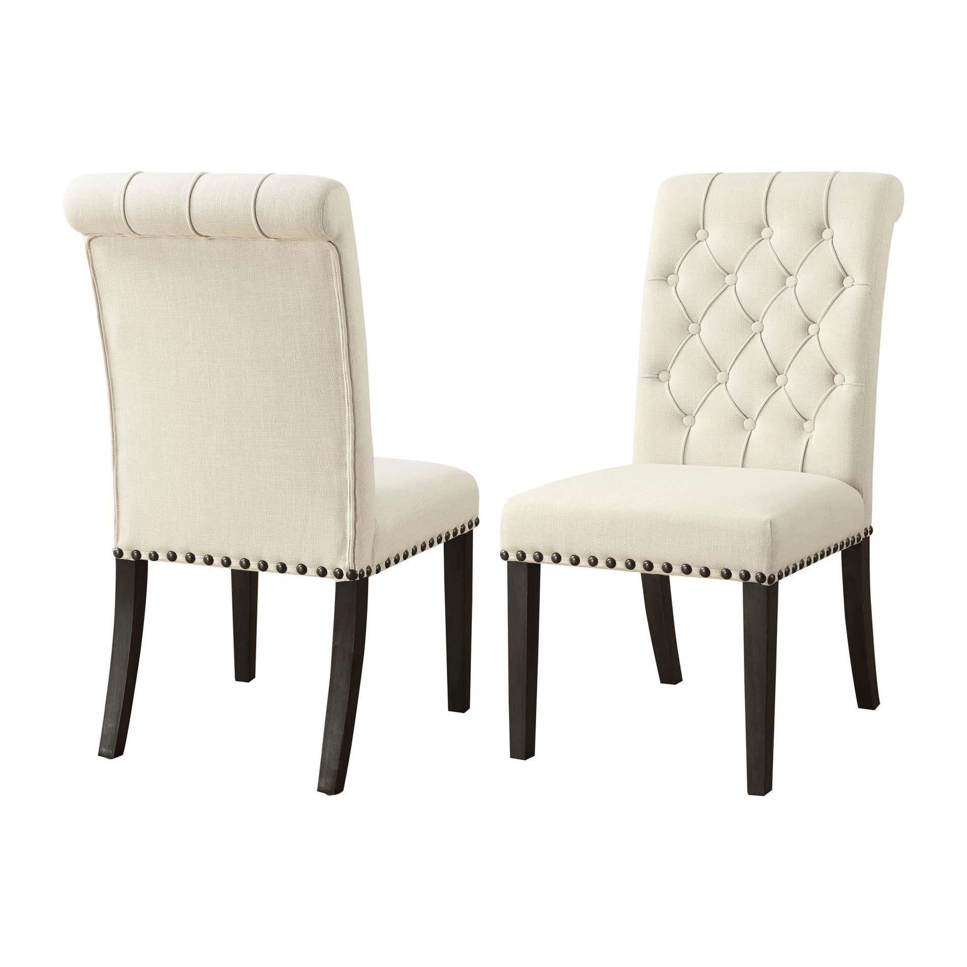 Red Barrel Studio® Jackye Tufted Side Chair with Nailhead Trim | Wayfair