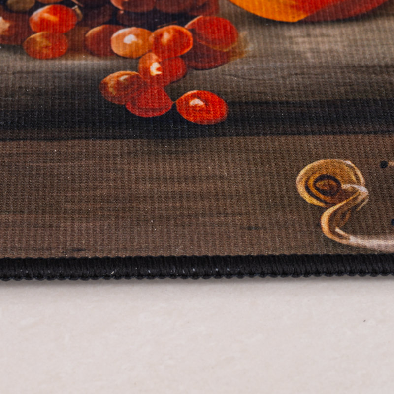 Winston Porter Cucina Fruit Kitchen Rug Set | Wayfair